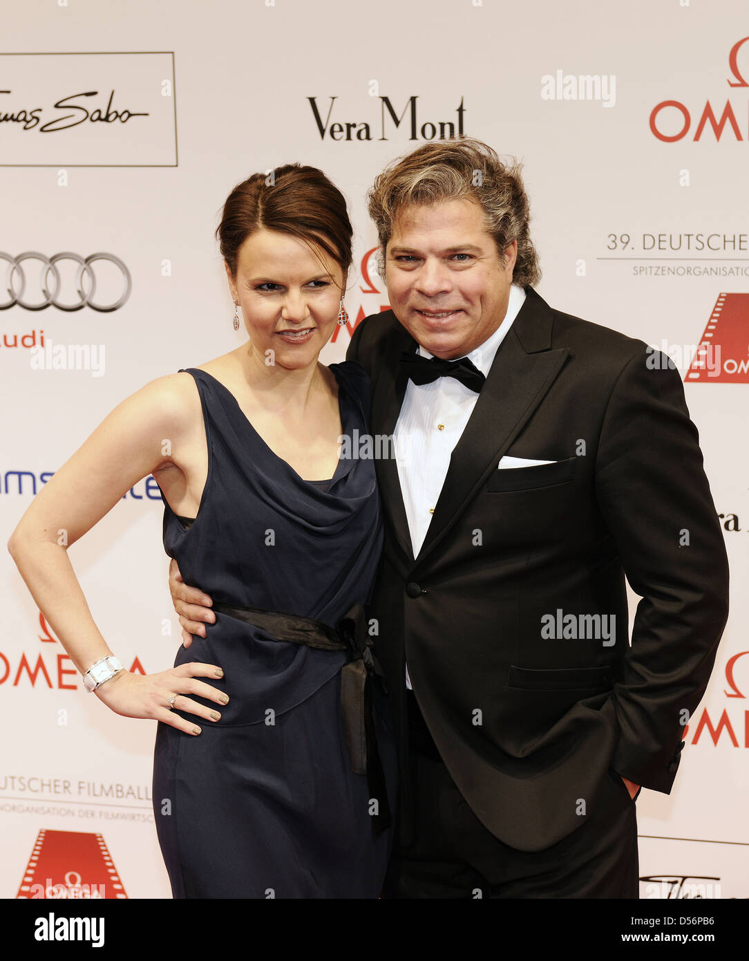 Julia Wolf and Thomas Friedel at 39th Deutscher Filmball at Hotel ...
