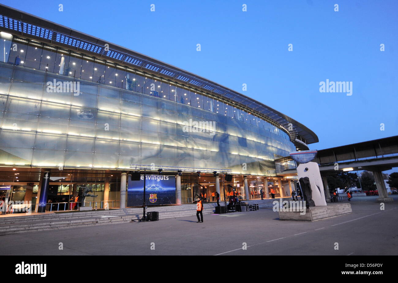 Nou camp stadium exterior hi-res stock photography and images - Alamy