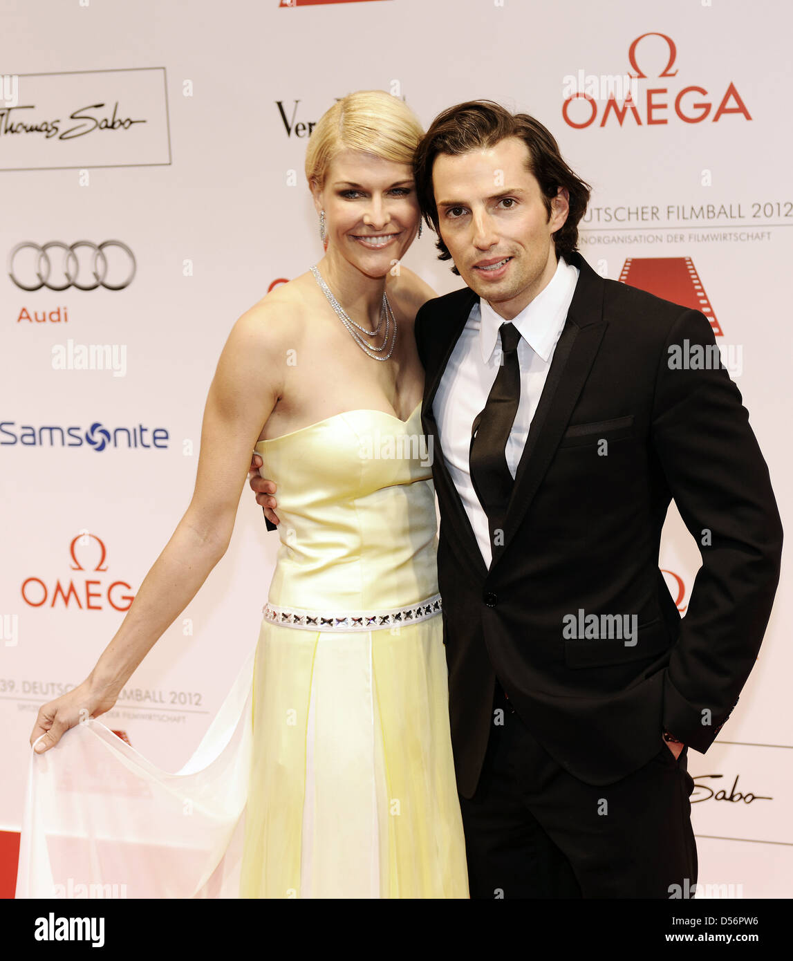 Natascha Gruen and Quirin Berg at 39th Deutscher Filmball at Hotel ...