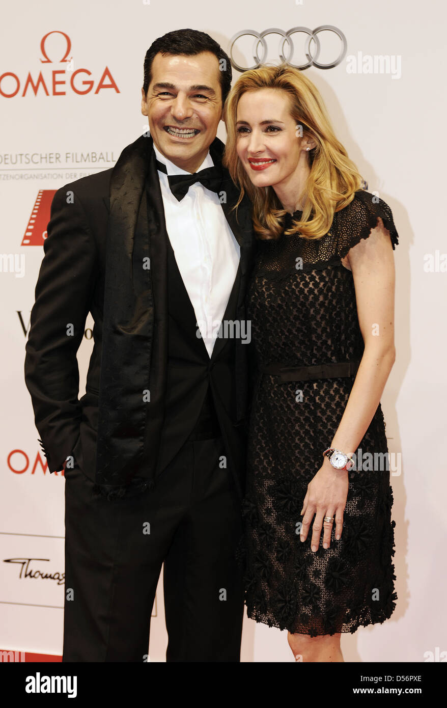 Erol Sander and his wife Caroline at 39th Deutscher Filmball at Hotel ...