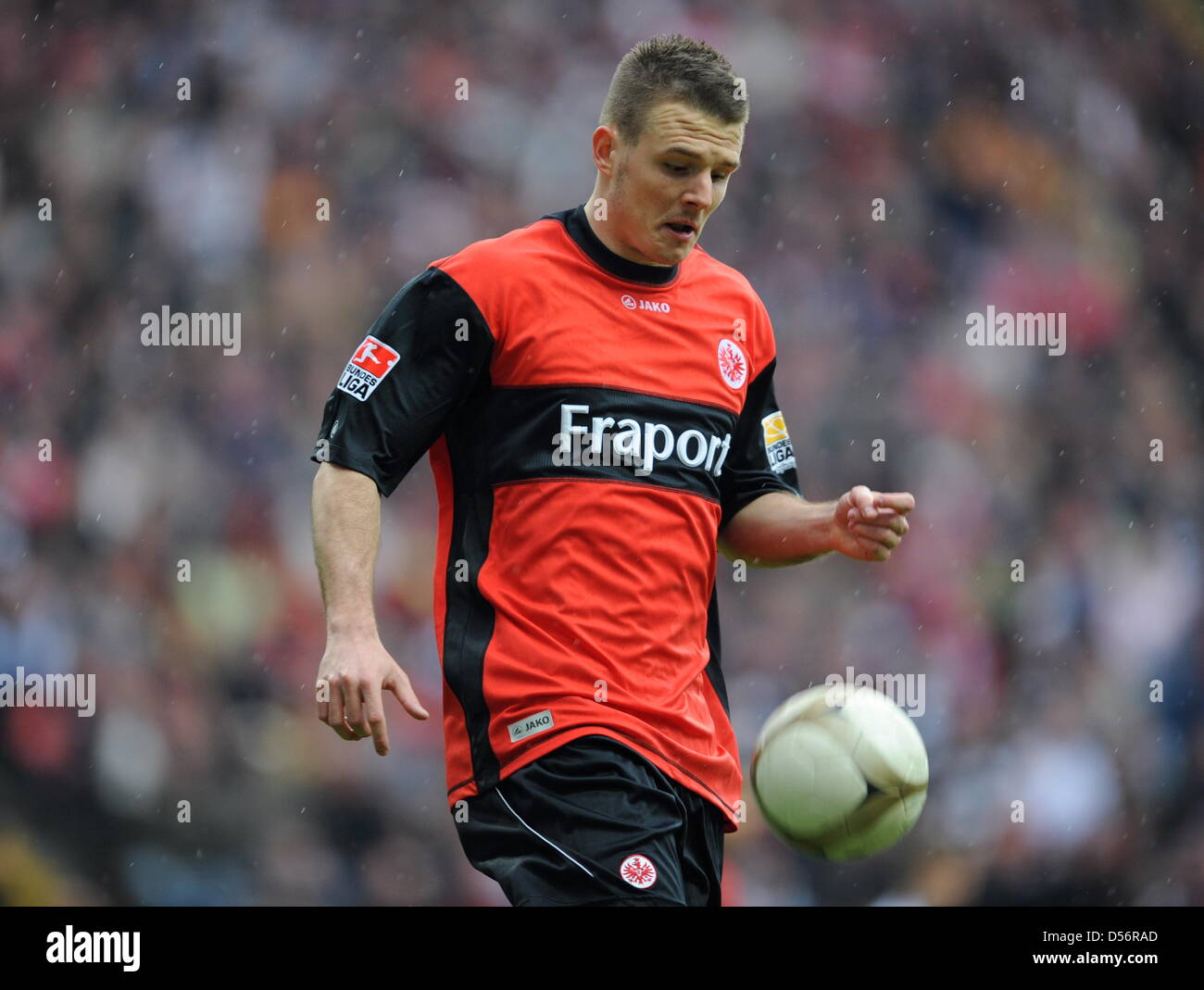 Frankfurt's Alexander Meier in action during the German Bundesliga ...