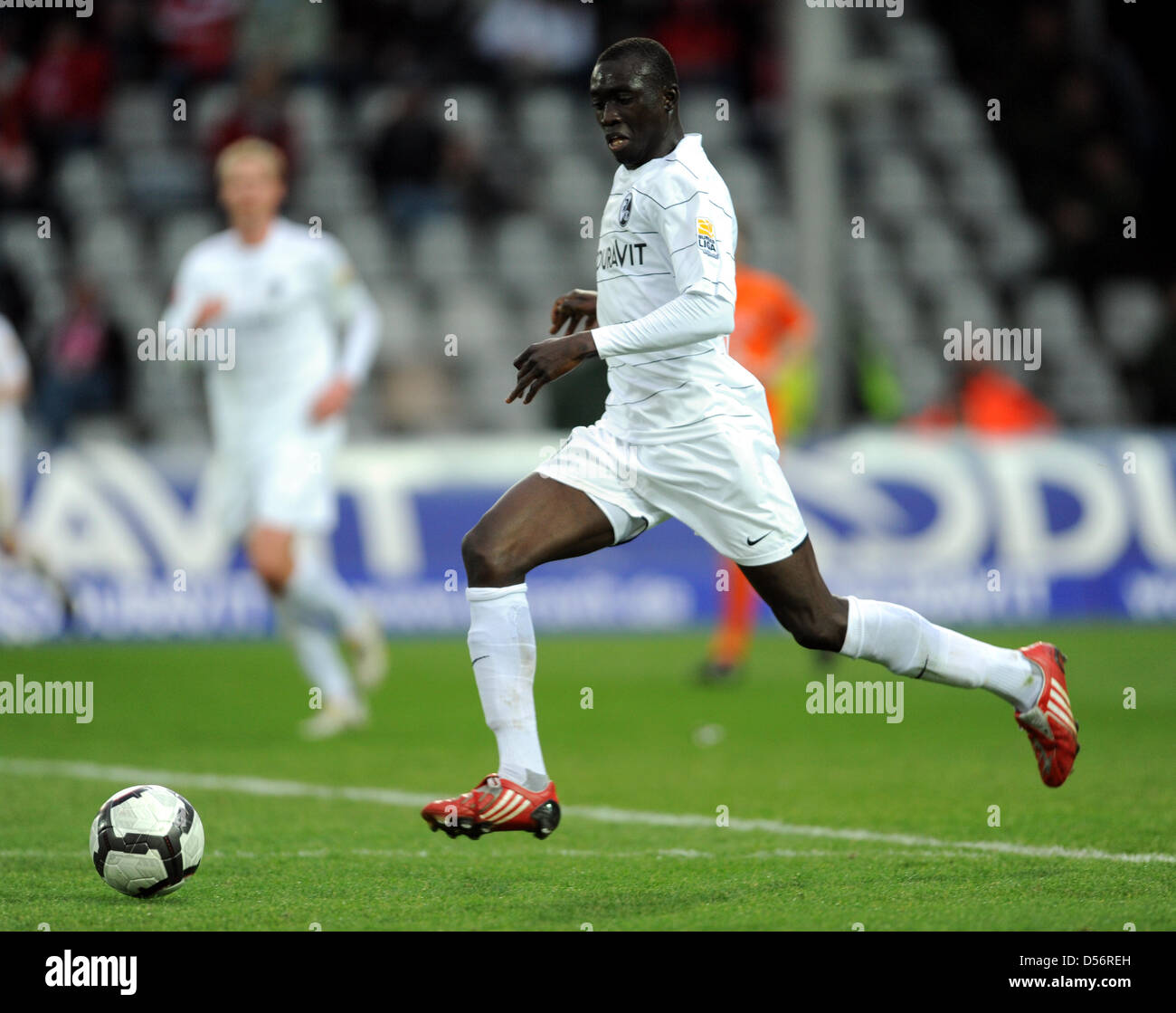 Freiburg's Papiss Demba Cisse in action during the German Bundesliga ...