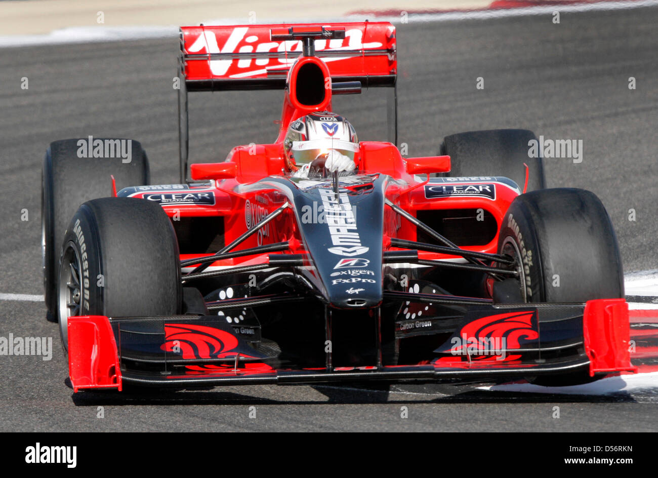 German Timo Glock of Team Virgin Racing in action during the Grand Prix ...