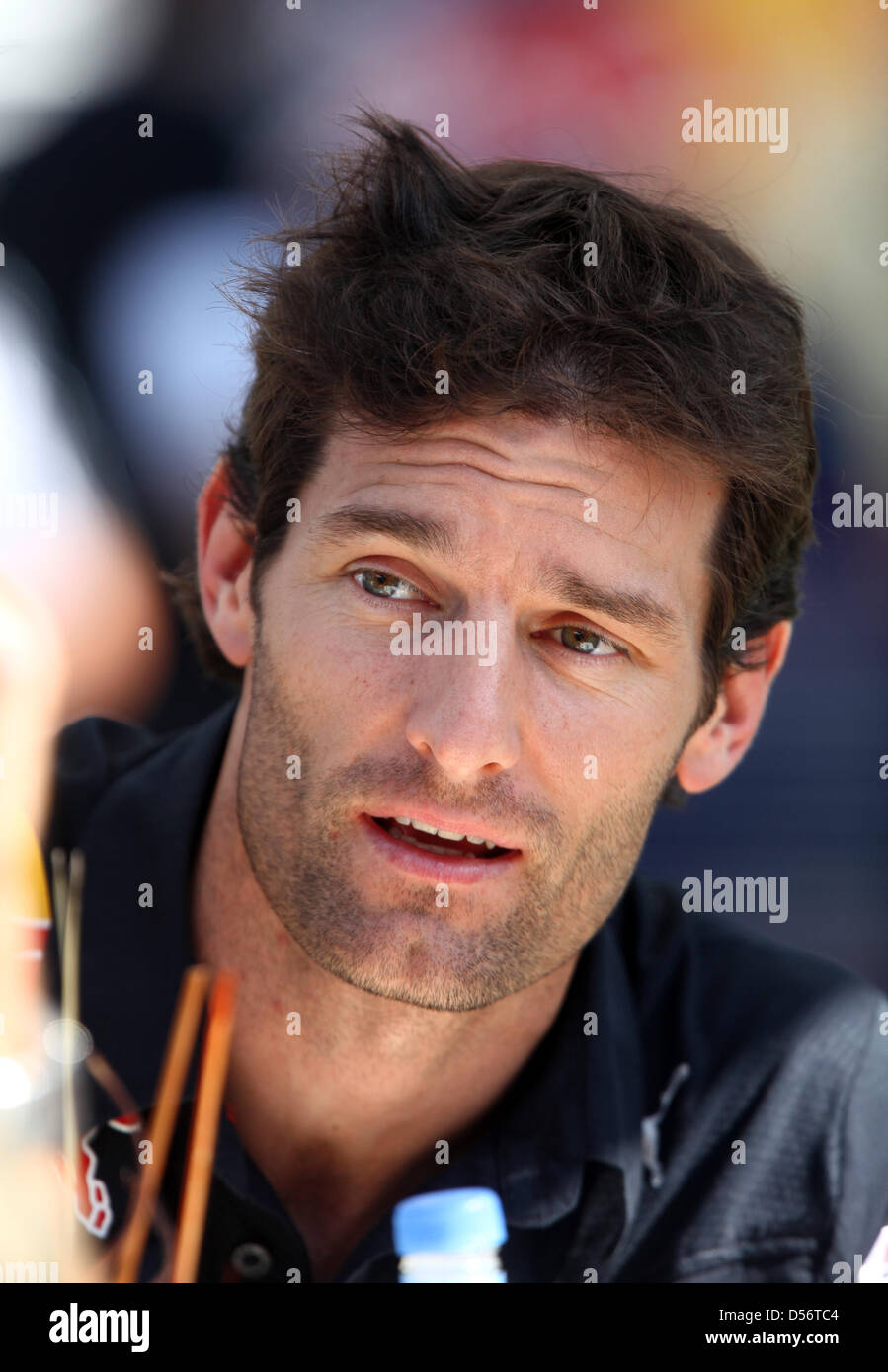 Australian Formula One driver Mark Webber of Red Bull Racing at Albert ...