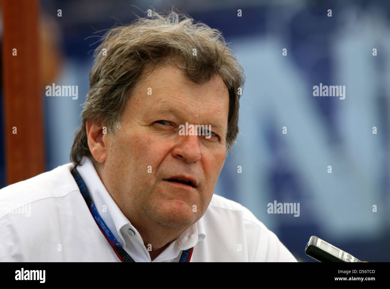 Mercedes Motorsports director Norbert Haug at Albert Park street ...