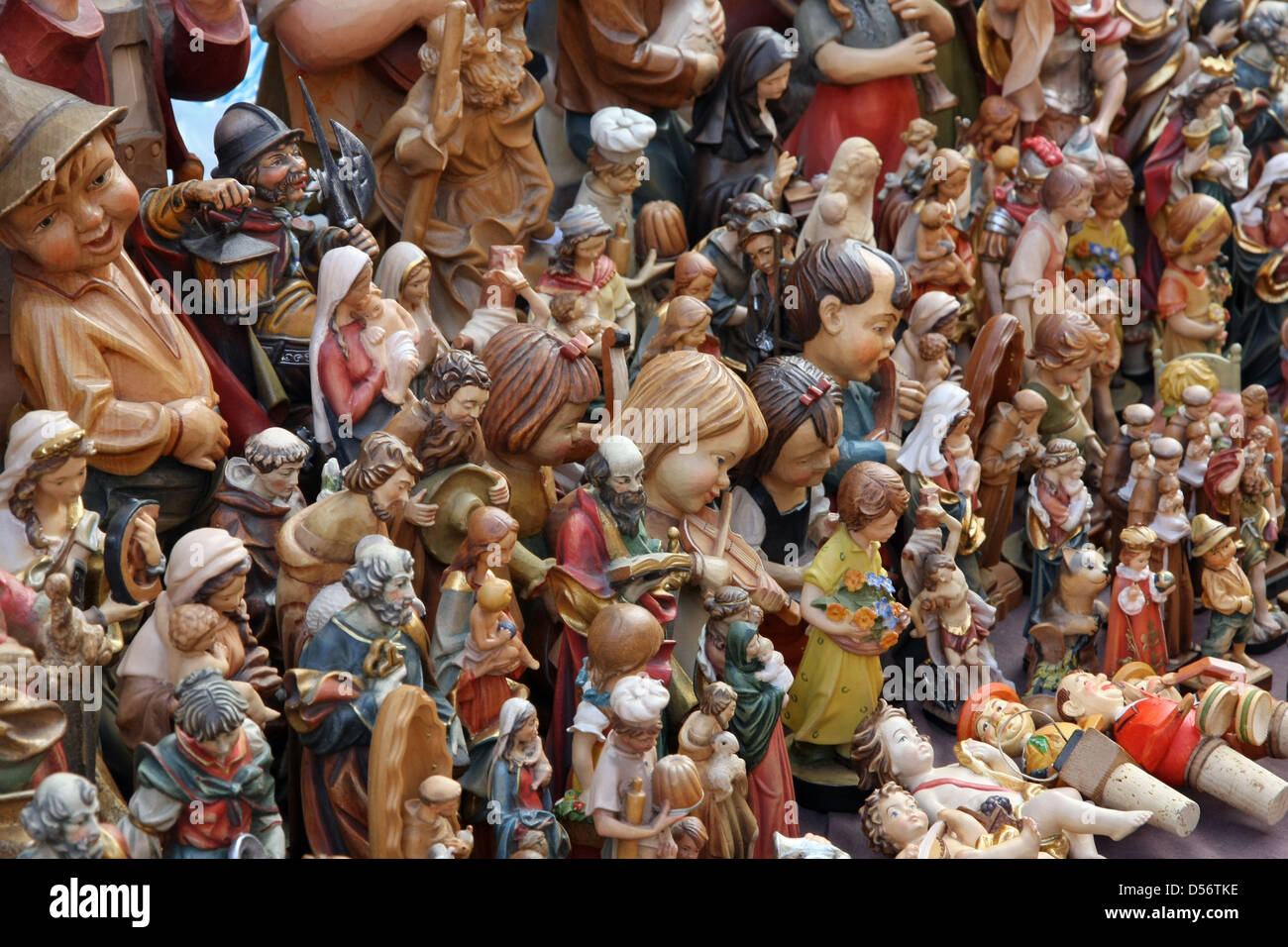many statues of all kinds for the crib for sale vintage market Stock ...