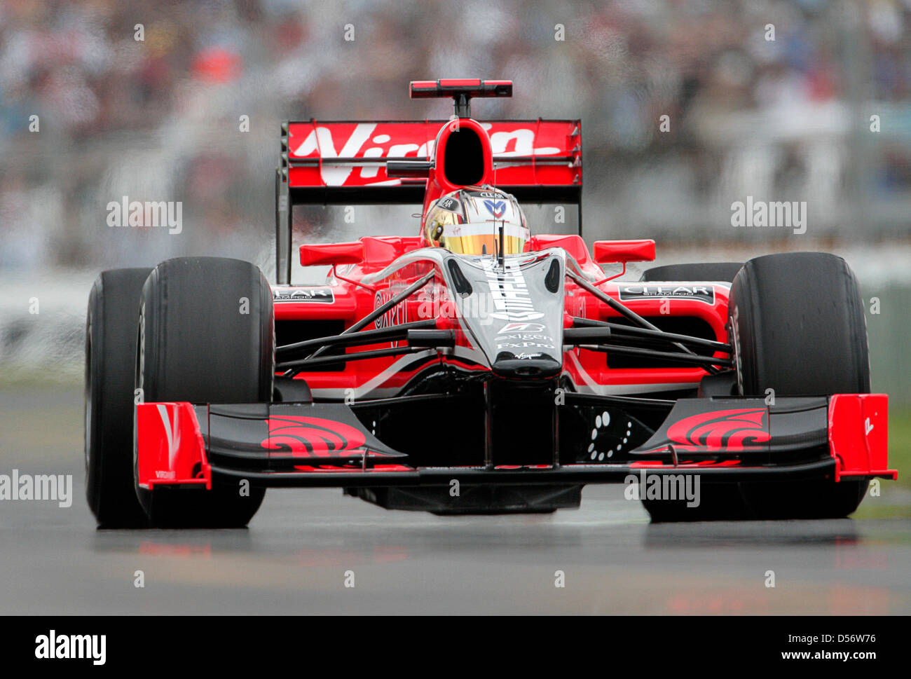 German Timo Glock of Team Virgin Racing in his car during the third ...