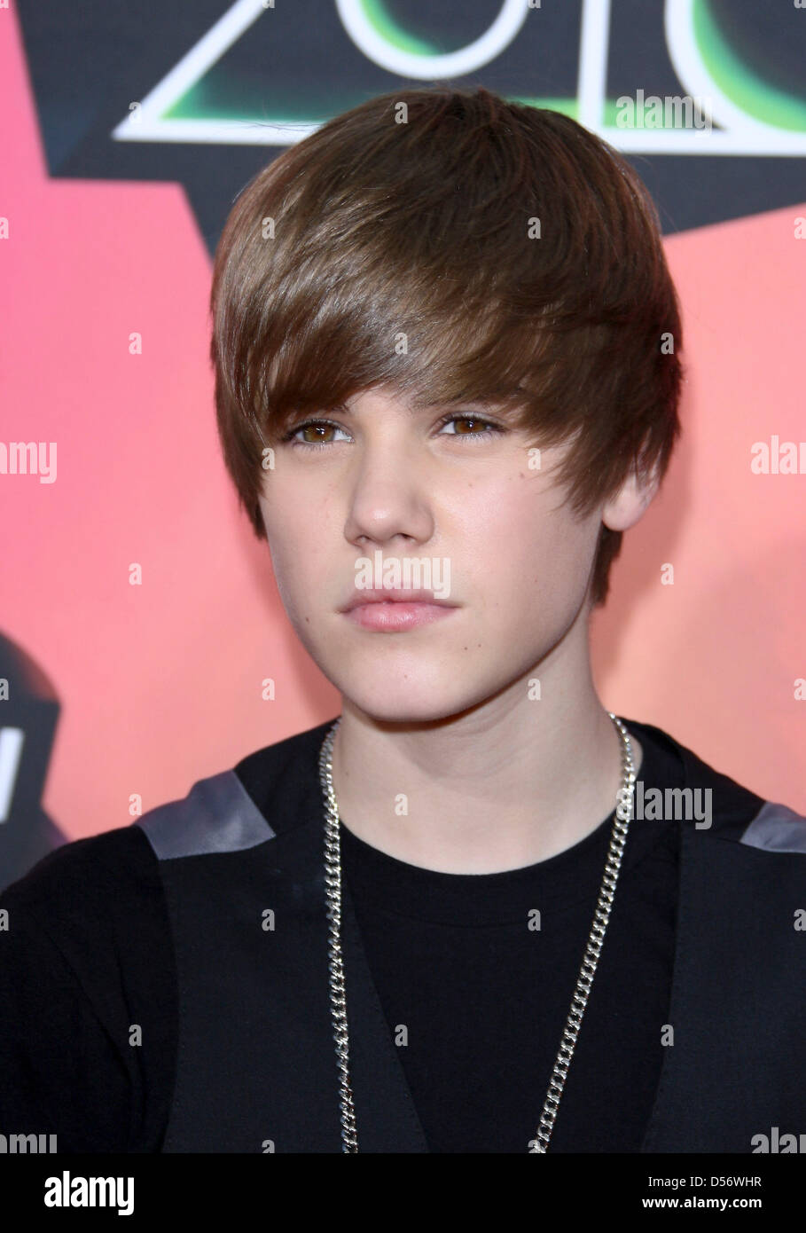 Canadian singer Justin Bieber arrives at Nickelodeon's 23rd Annual Kids ...
