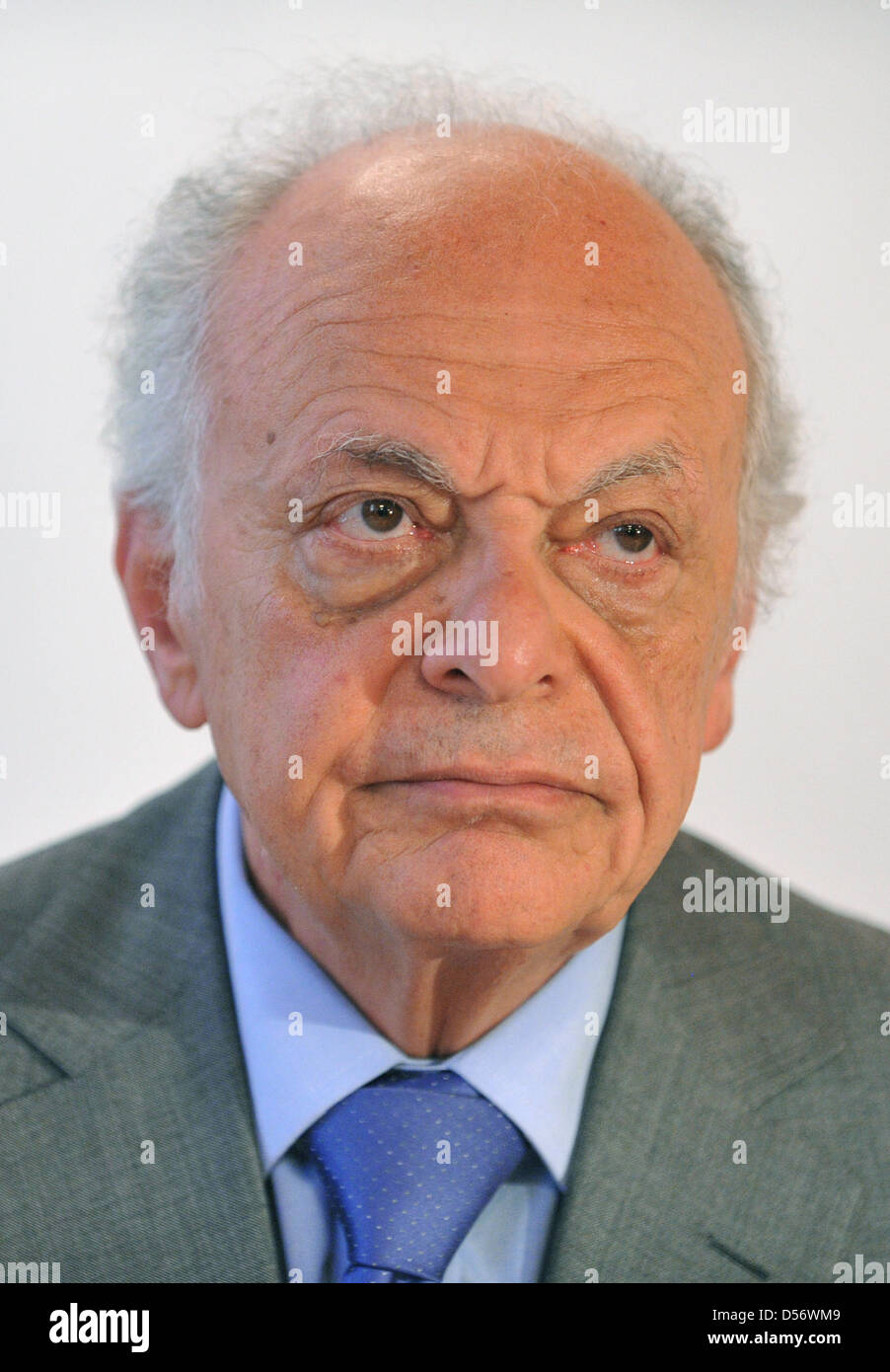US conductor Lorin Maazel attends a press conference in Munich, Germany ...