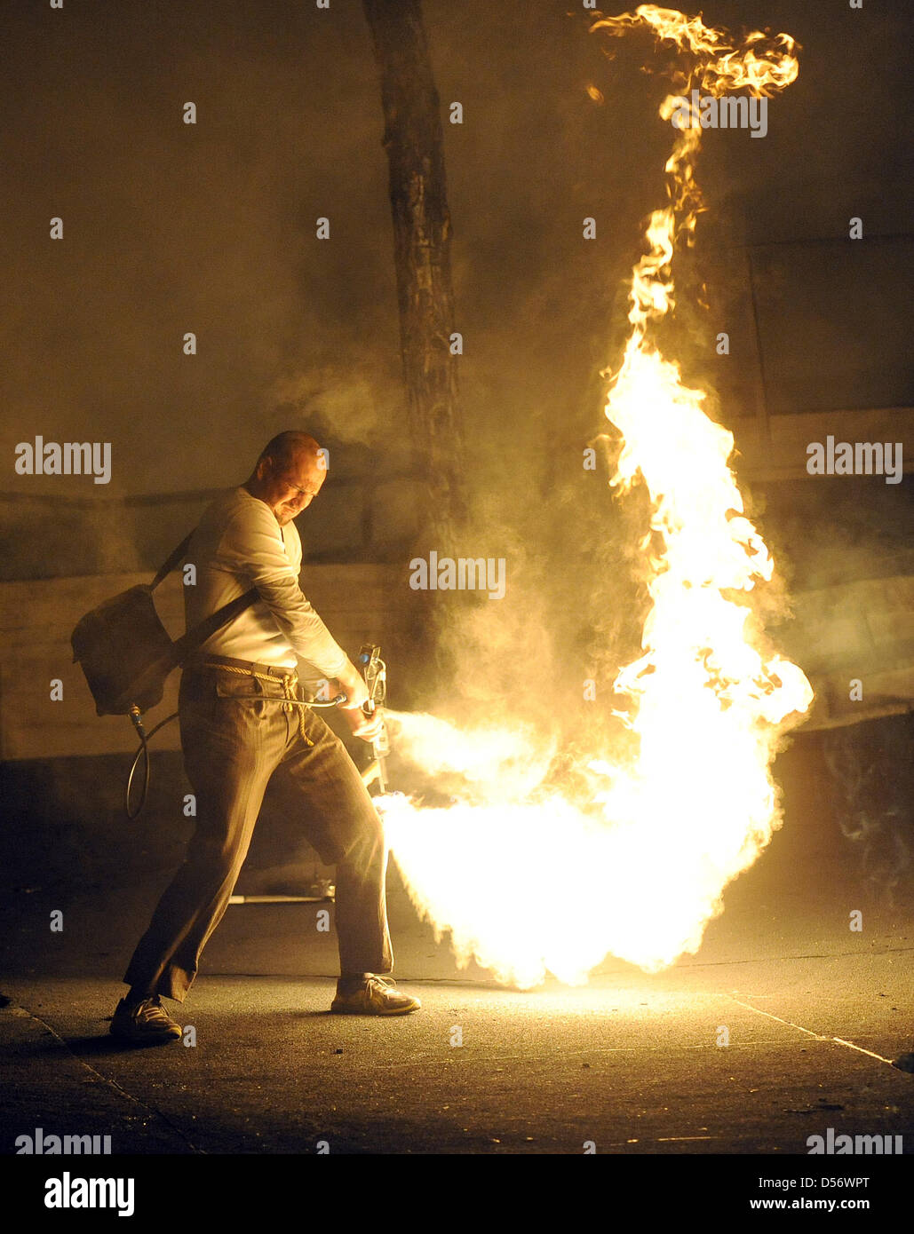 Danish bass Stephen Milling as Gurnemanz rehearses a scene of opera ...