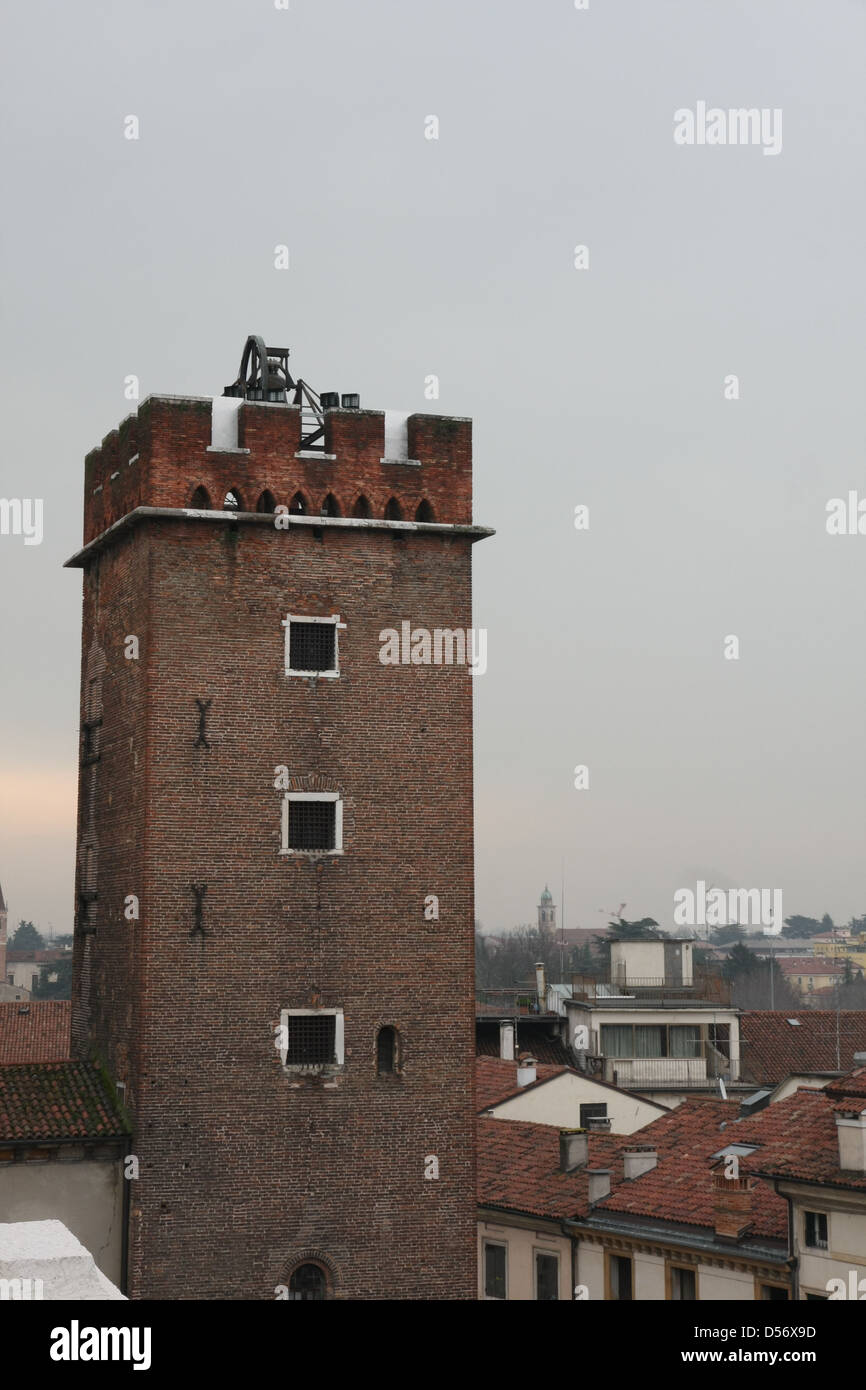 mighty medieval tower old used as prisons for burglars Stock Photo - Alamy