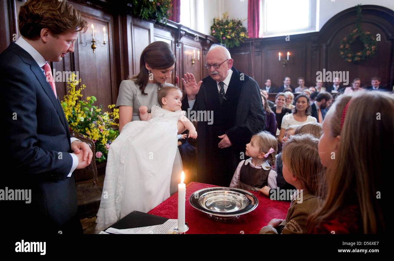 Eliane Sophia Carolina van Vollenhoven (C), daughter of Prince Floris ... Eliane Sophia Carolina van Vollenhoven (C), daughter of Prince Floris ...