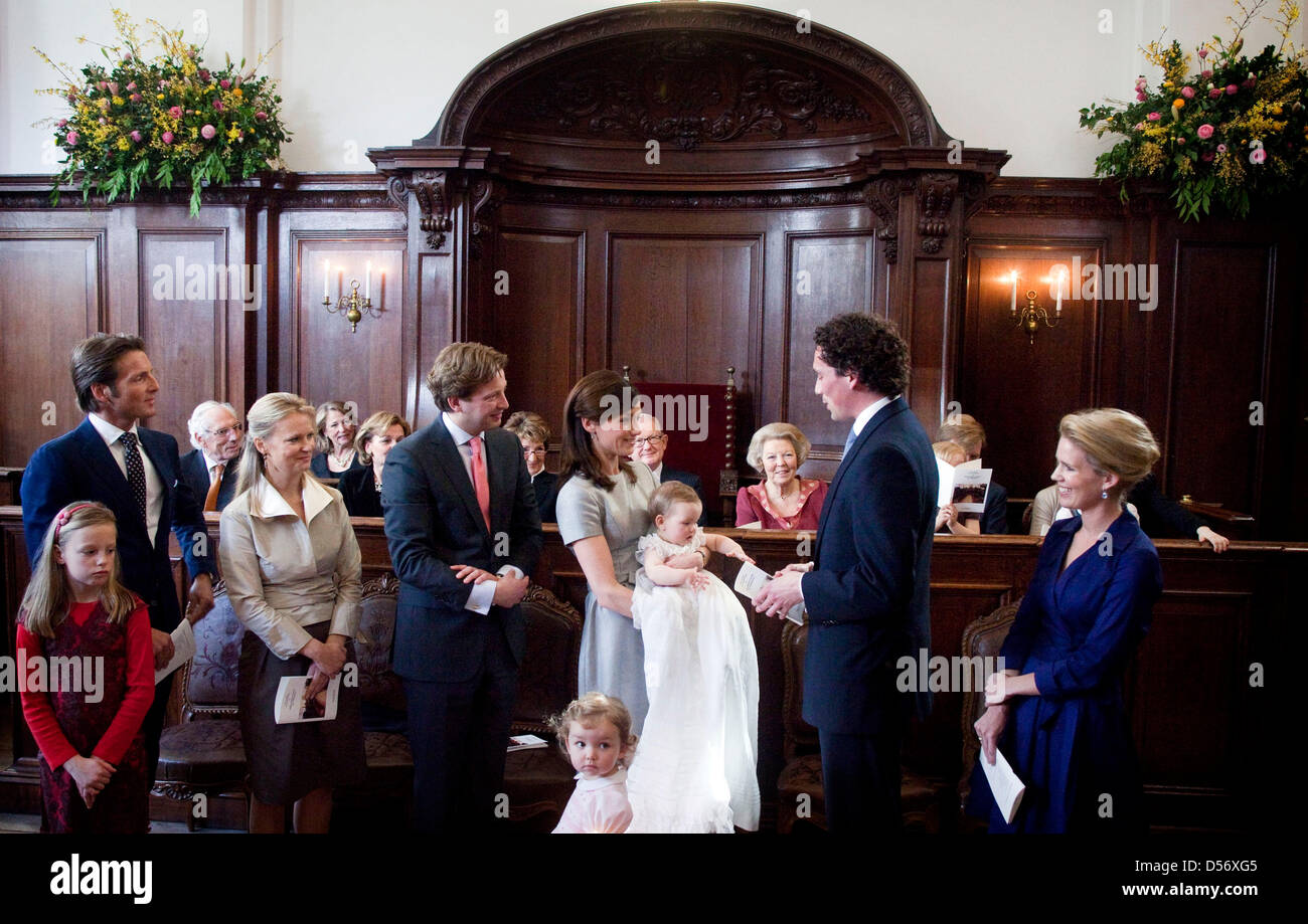Eliane Sophia Carolina van Vollenhoven (C), daughter of Prince Floris ...