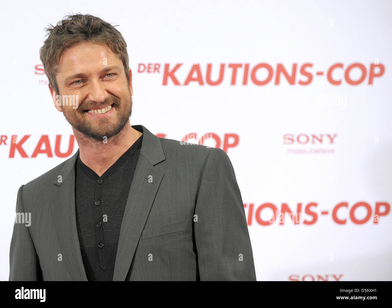 Scottish actor Gerard Butler poses during a photo call on his film 'The ...