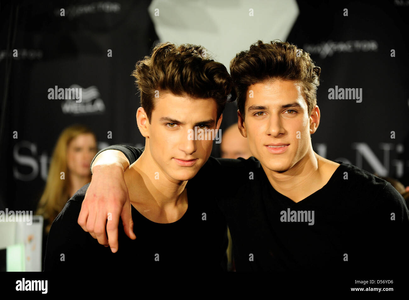 Alessandro hasni nicolas hasni mercedes benz hi-res stock photography ...