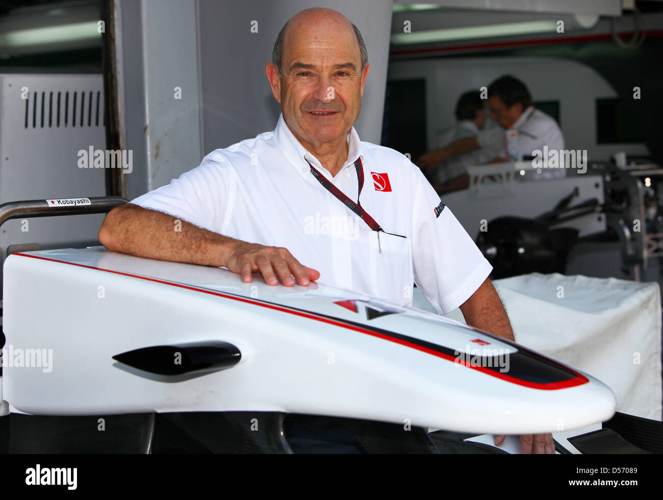 Peter Sauber, Swiss team principal of BMW Sauber, smiles during the ...