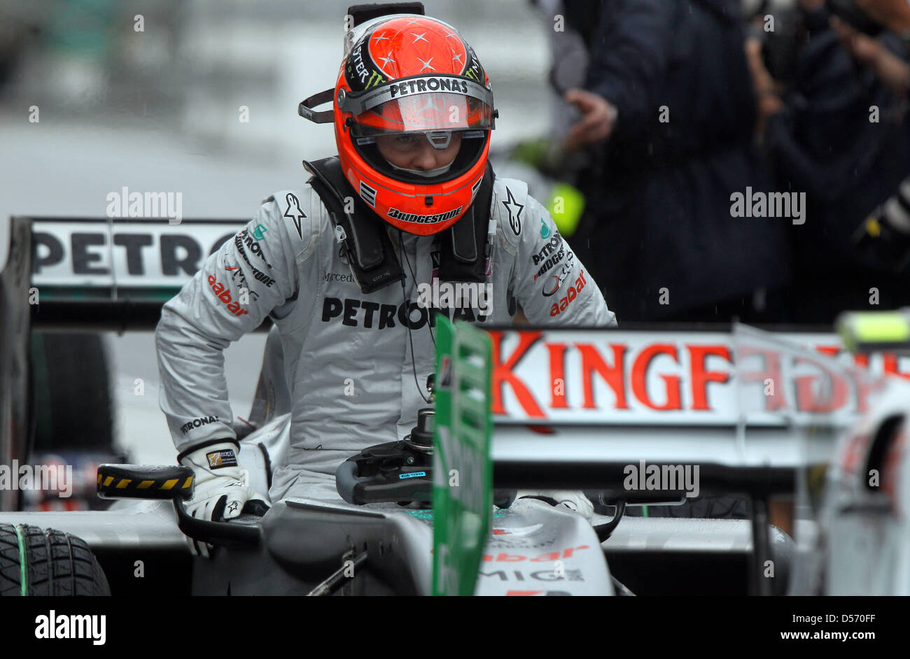 Germany's Formula One driver Michael Schumacher of Mercedes Grand Prix ...