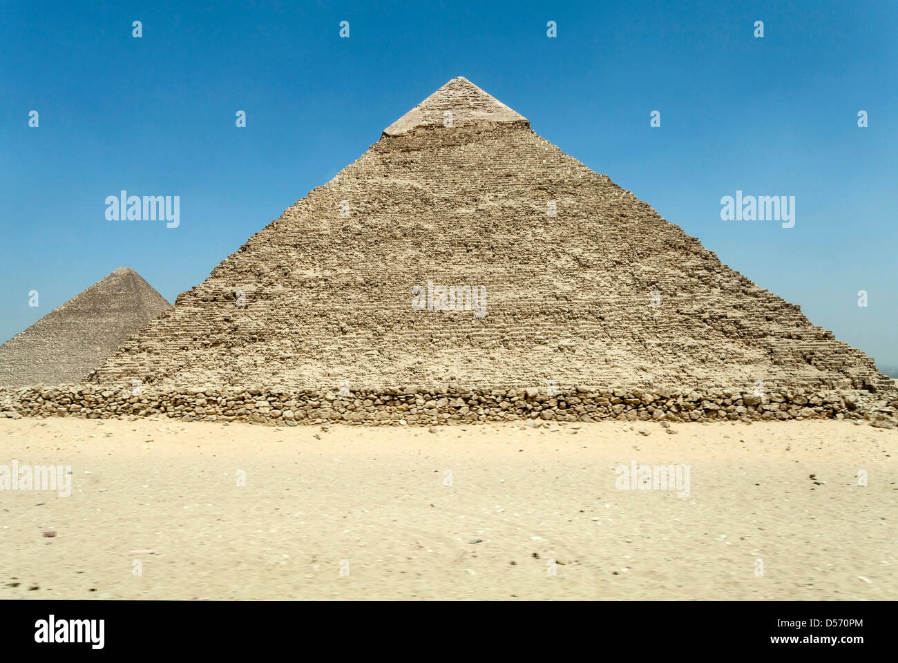 The Pyramids at Giza in Egypt Stock Photo - Alamy