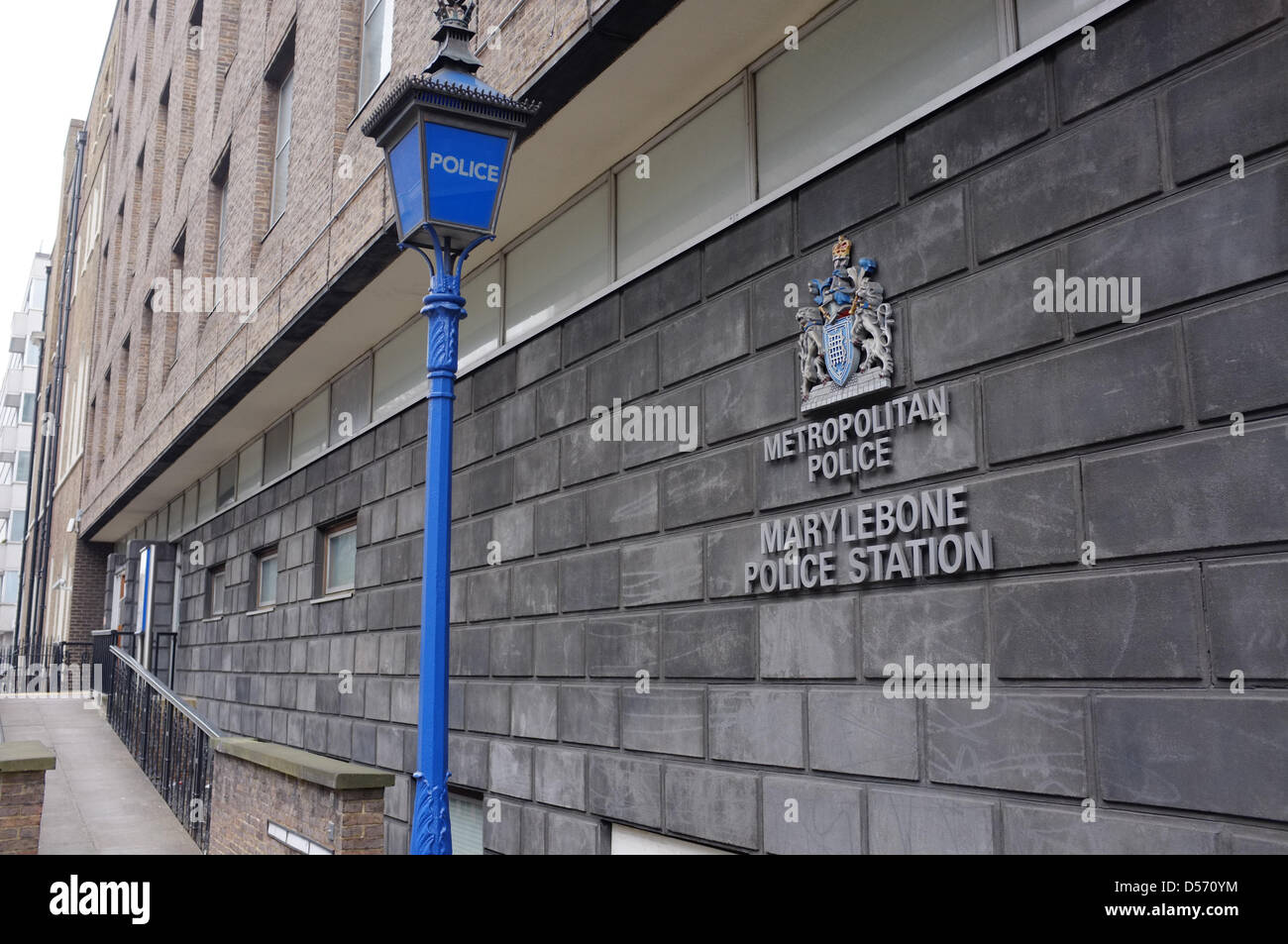 Marylebone Police Station, 1-9 Seymour Street, London, W1H 7BA UK Stock ...