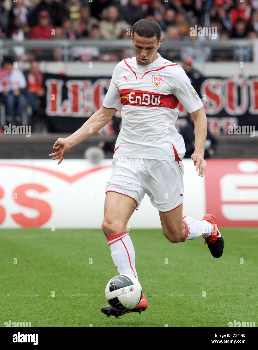 Stuttgart's Khalid Boulahrouz shown in action during the German ...