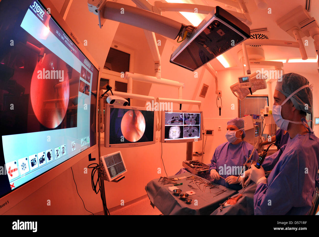 A file picture dated 11 March 2010 of Surgeon Gero Strauss (R ...