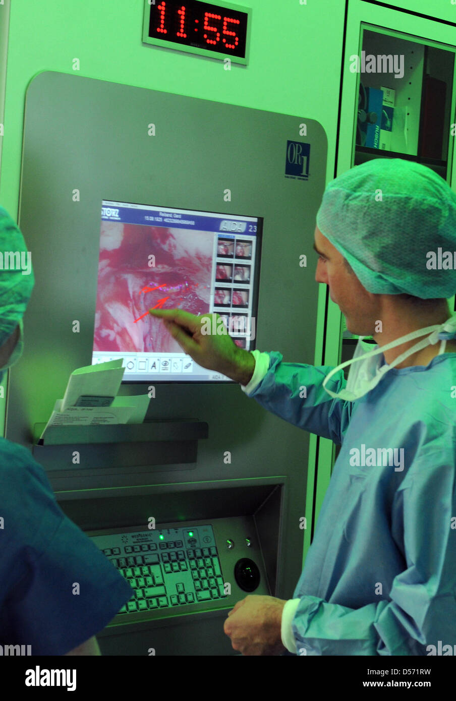 A file picture dated 11 March 2010 of Surgeon Gero Strauss (R ...