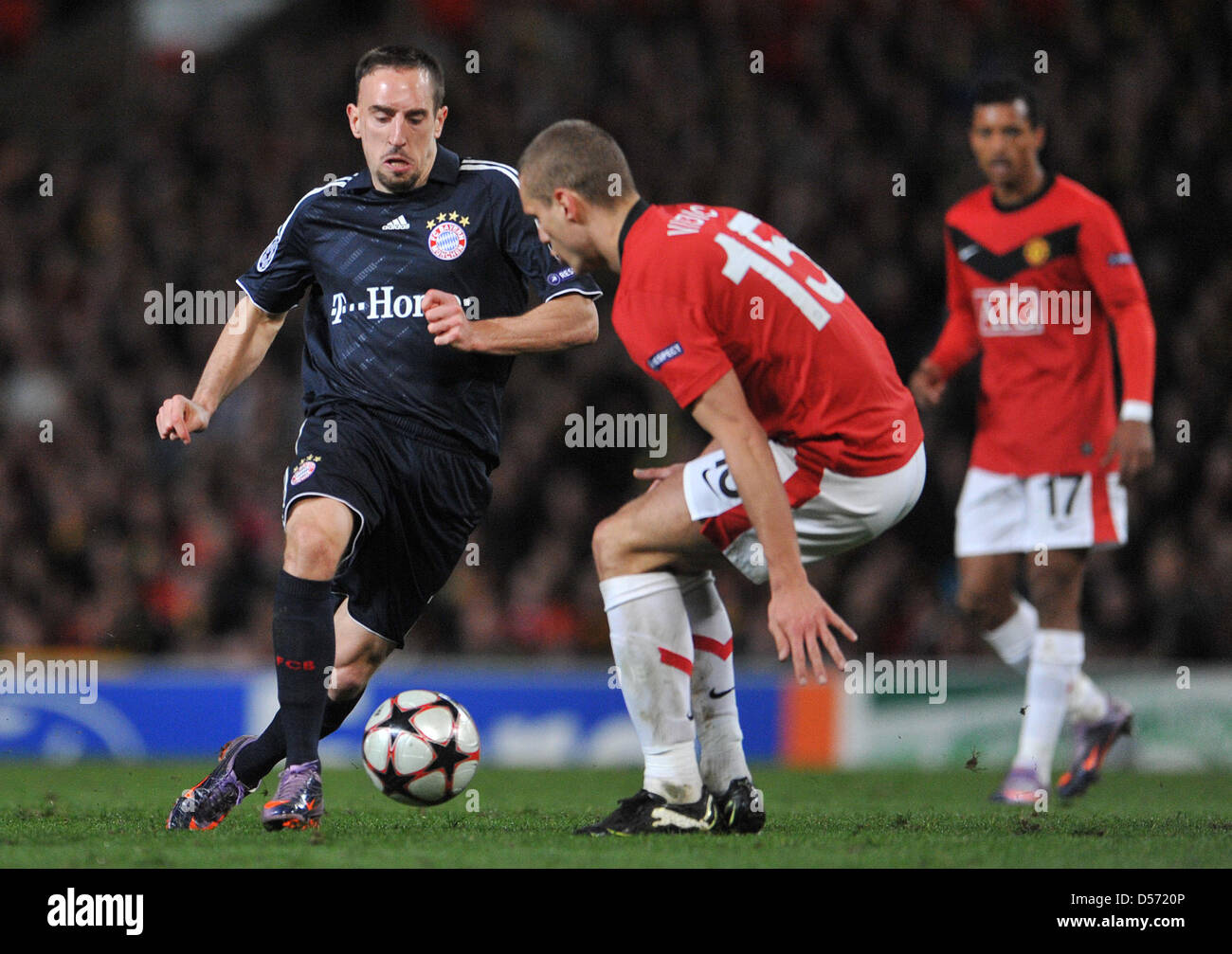 Old Trafford Nemanja Vidic High Resolution Stock Photography and Images ...