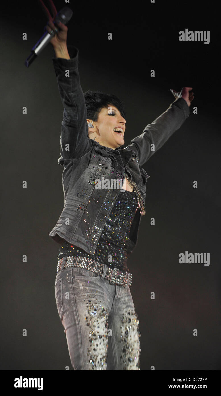 German pop singer Nena performs the kick-offf show of her tour in ...