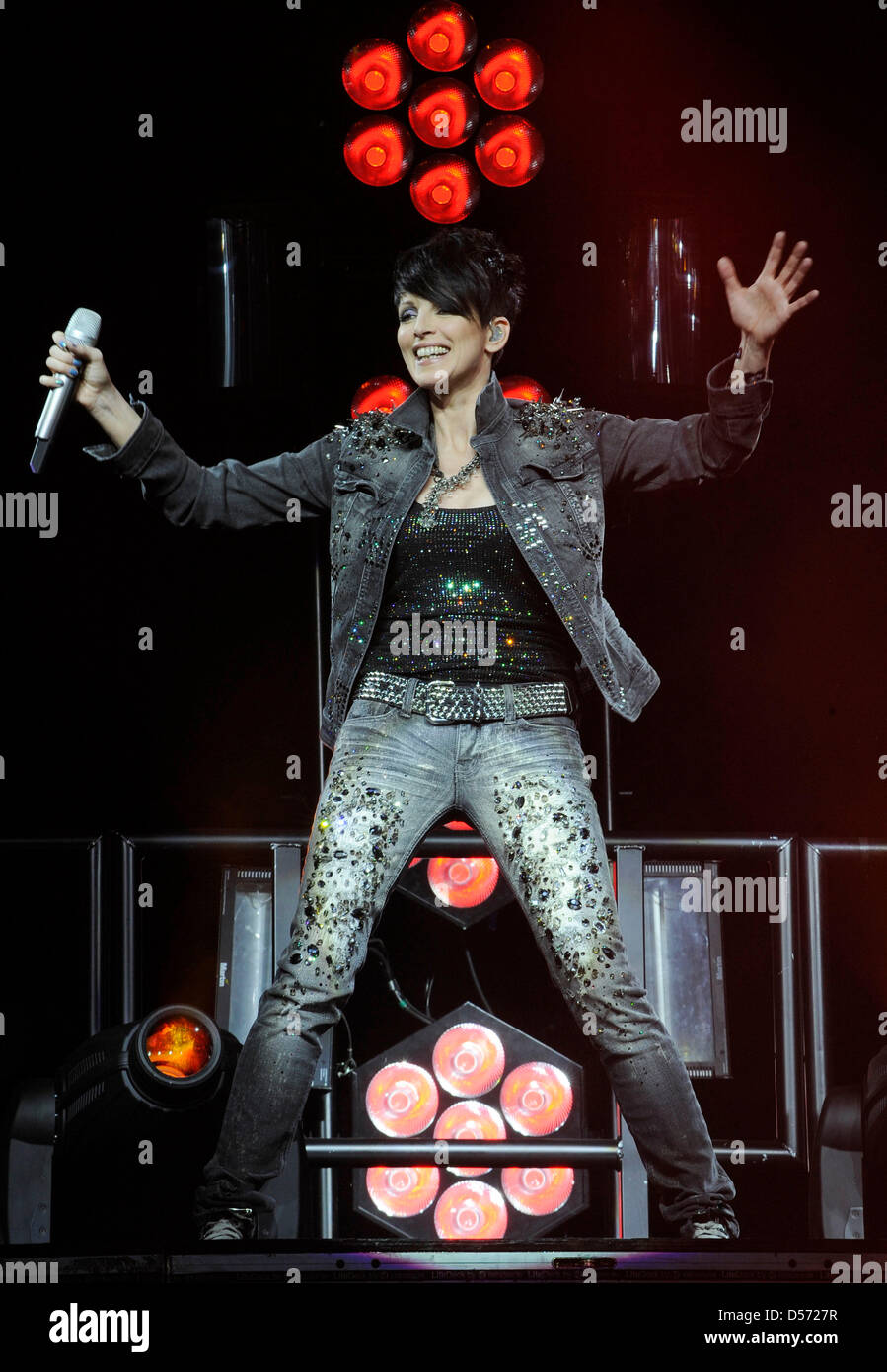 German pop singer Nena performs the kick-offf show of her tour in ...