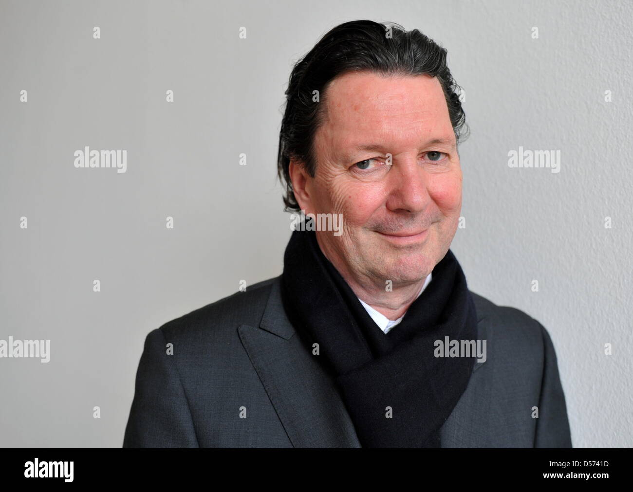 Swiss best-selling author Martin Suter poses in Riehen near Basel ...