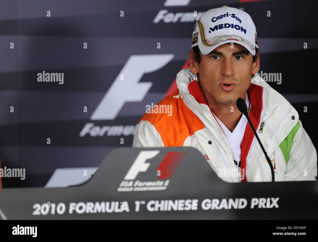 German Formula One driver Adrian Sutil of Force India attends an ...