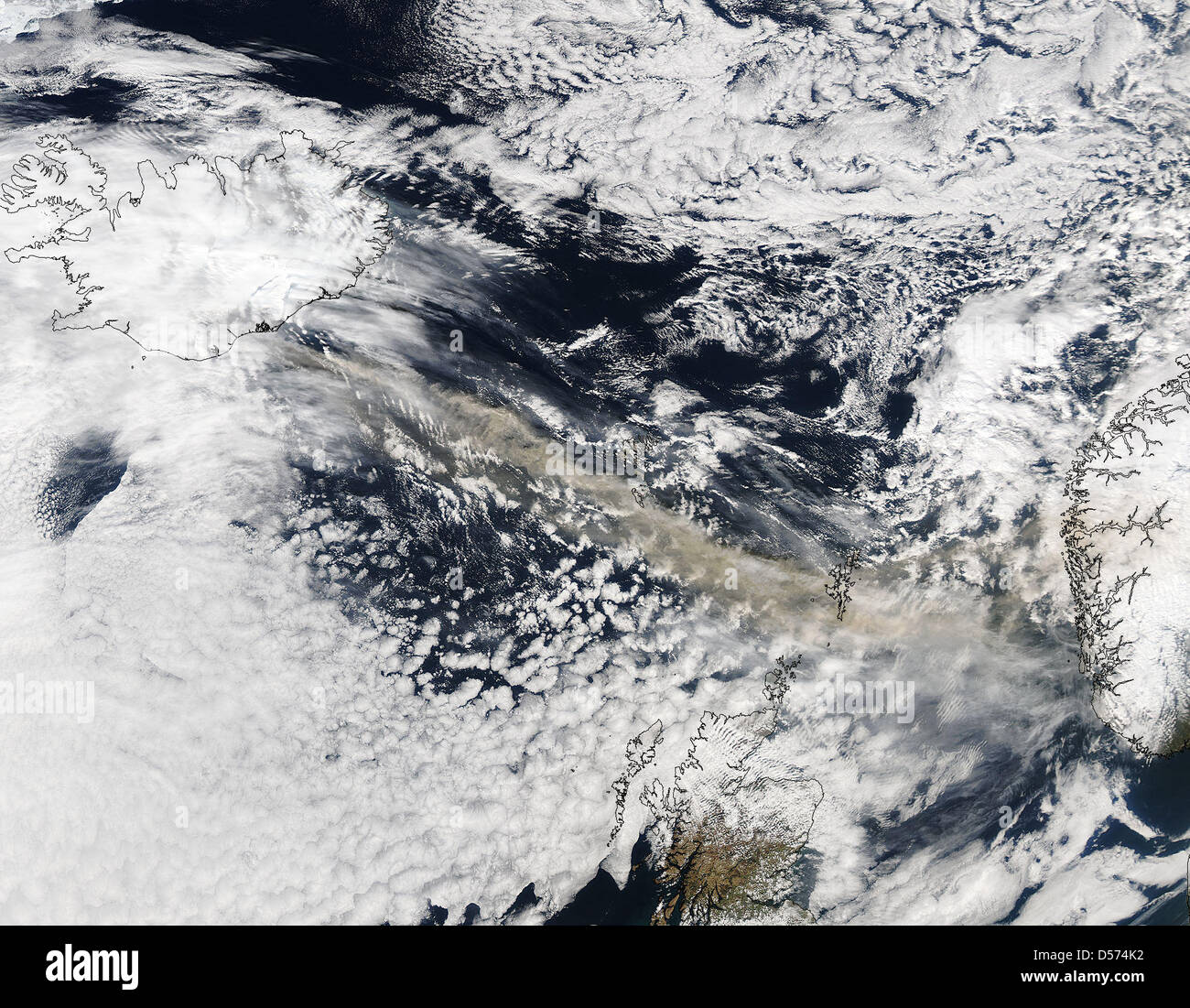 Iceland Volcano Eruption Nasa