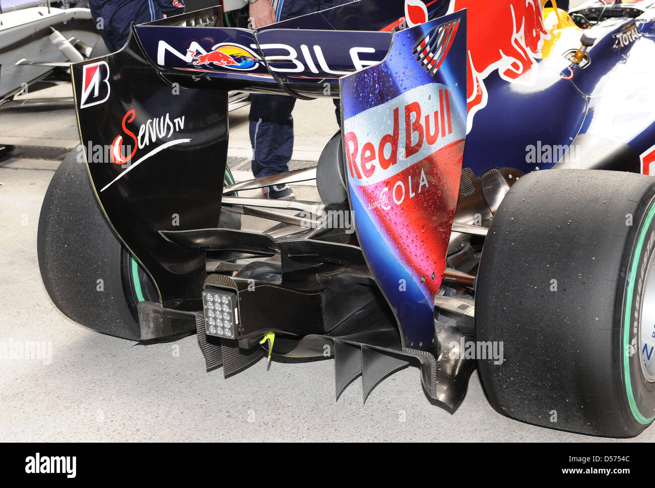 German Sebastian Vettel of Red Bull during a qualifying session for the ...
