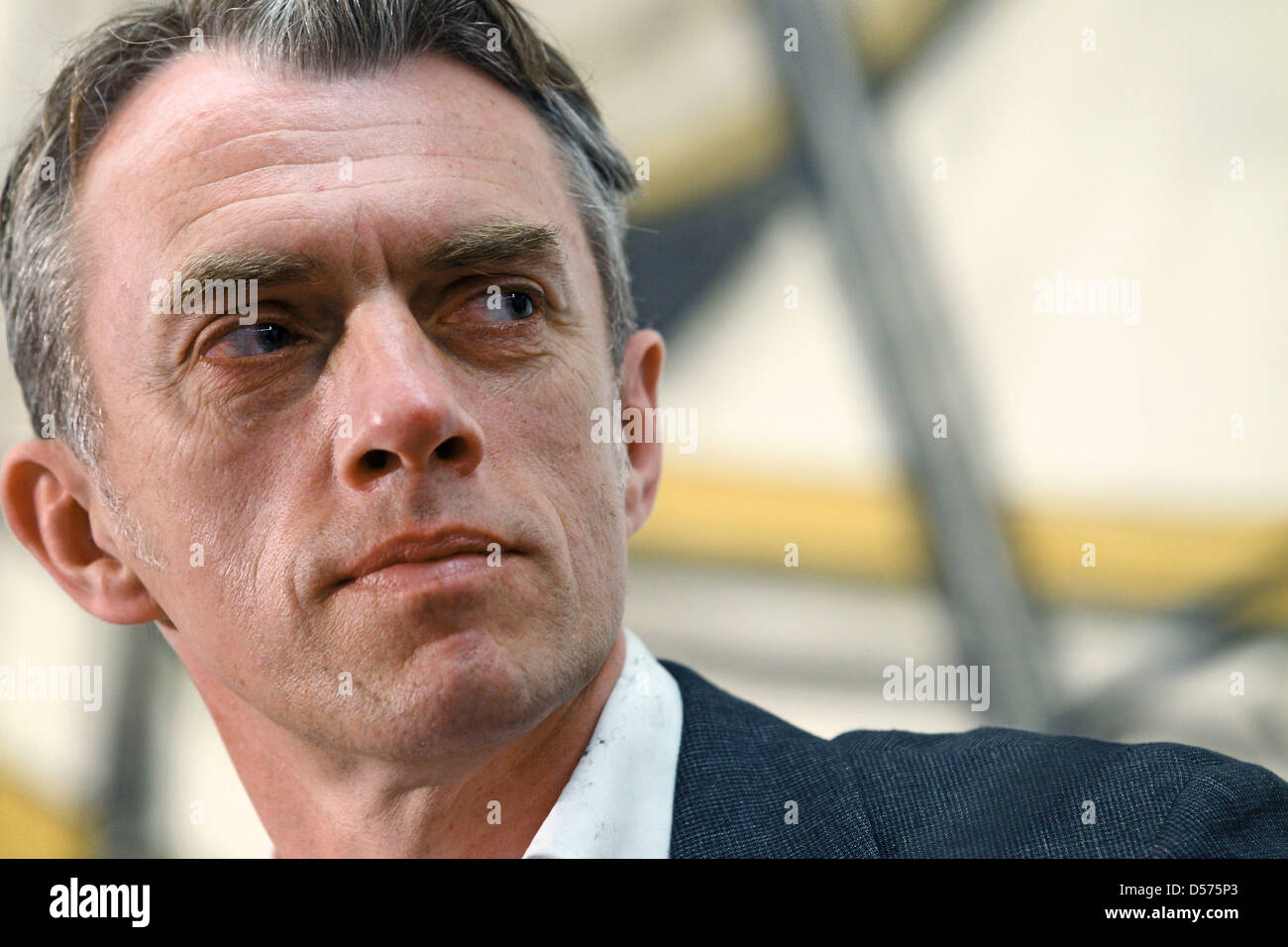 German painter Neo Rauch dutring a press conference at the Museum of ...