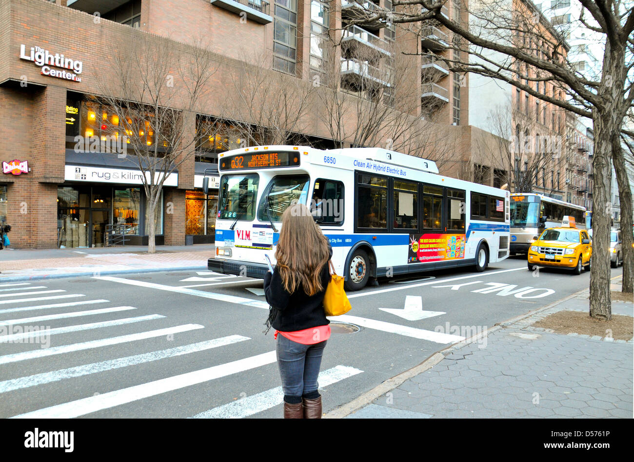 Q32 bus queensboro bridge hi-res stock photography and images - Alamy