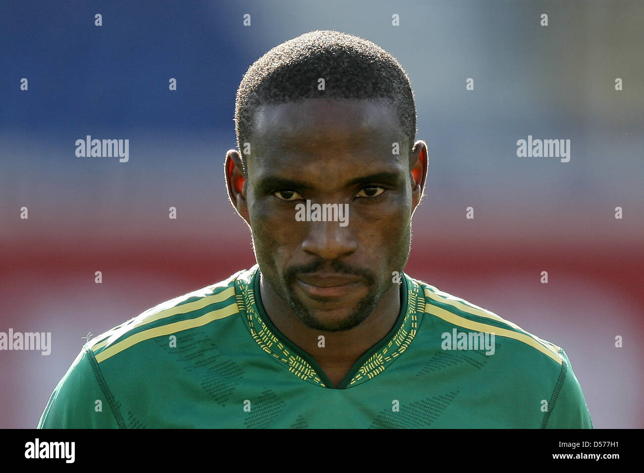 South Africa's Surprise Moriri pictured prior to the friendly match ...