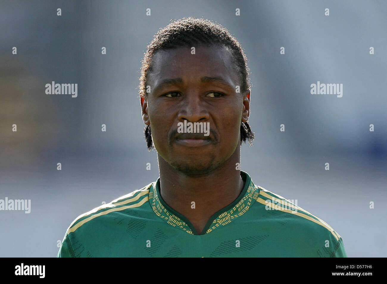 South Africa's Siyabonga Sangweni pictured prior to the friendly match ...