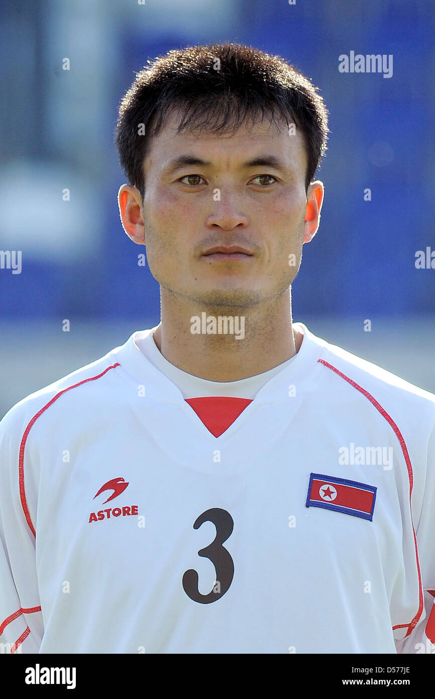 Korea DPR's Jun-Il Ri pictured prior to the friendly match South Africa ...