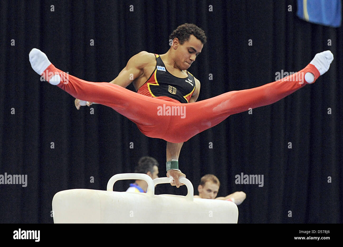 German gymnast Matthias Fahrig at the European Championships Artistic ...