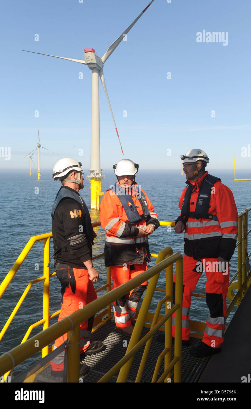 Shortly before the official induction of the first German Offshore ...