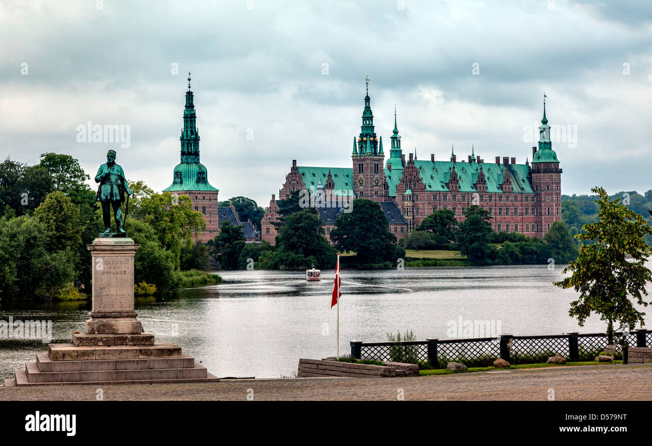 View of Frederiksborg castle in Hillerod, Denmark Stock Photo - Alamy