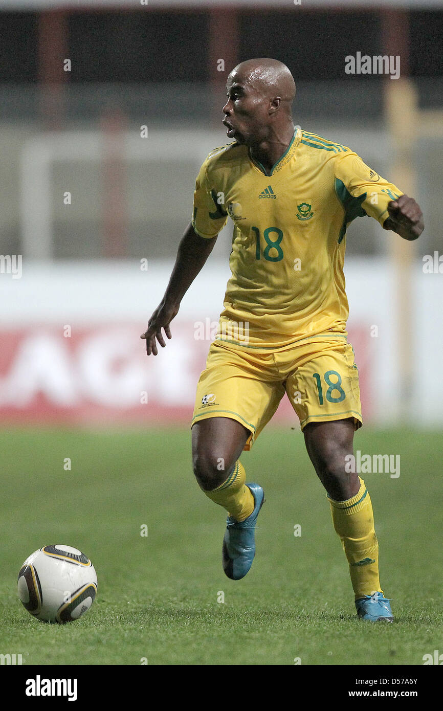 South African Siyabonga Nomvete in action during the international ...