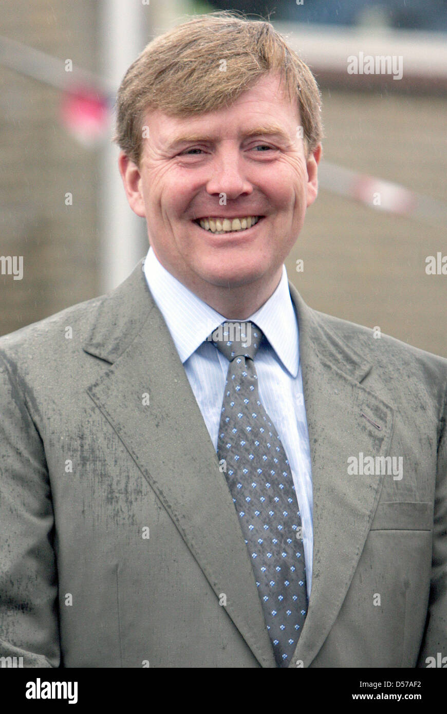 Crown Prince Willem-Alexander of the Netherlands attends the Queensday ...