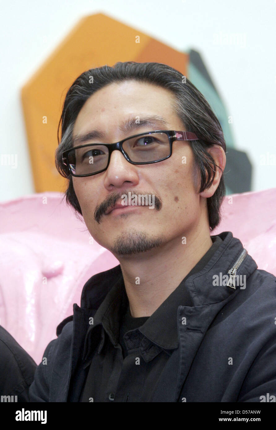 US artist Michael Joo pictured in the Haunch of Vension gallery in ...