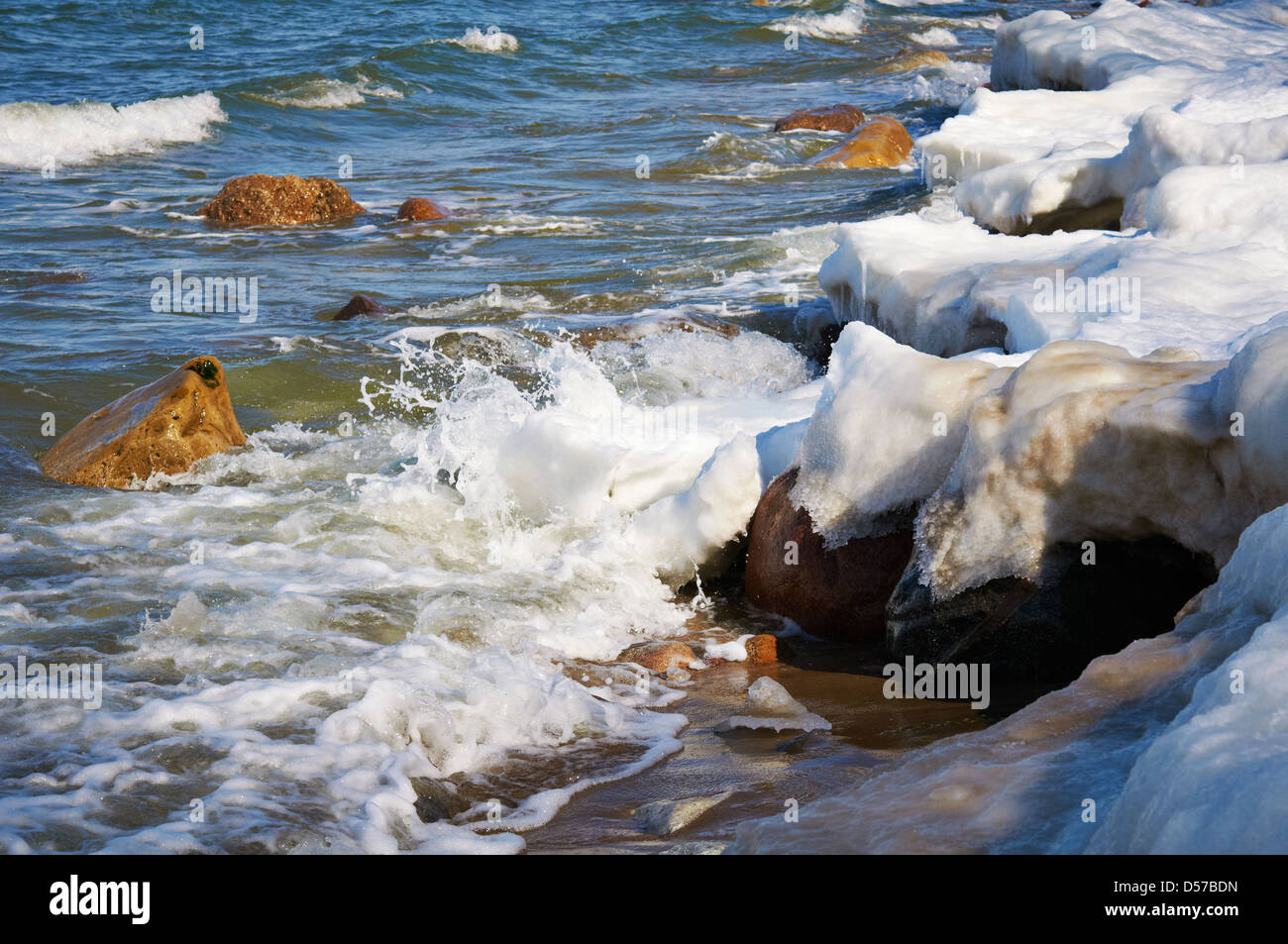 Melting of sea ice in the spring Stock Photo - Alamy