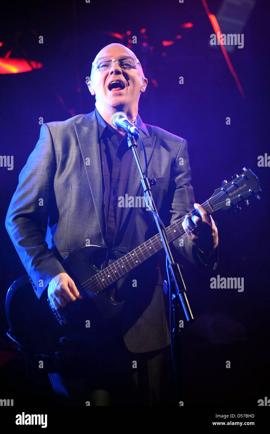 Singer Midge Ure Of British Band Ultravox Performs On Stage In Bochum