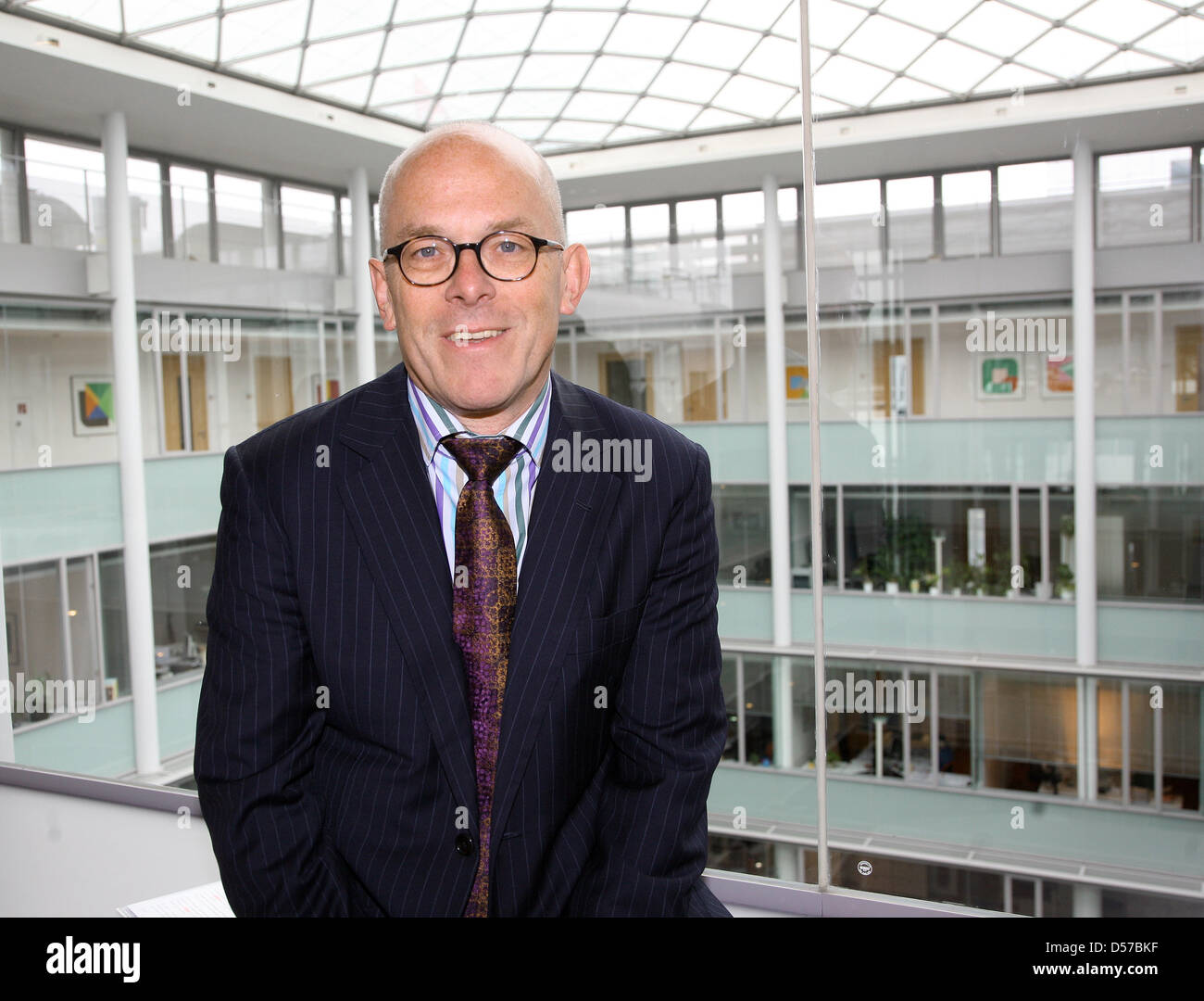 Thomas Greiner, chairman of Dussmann-Group, at culture store Dussmann ...