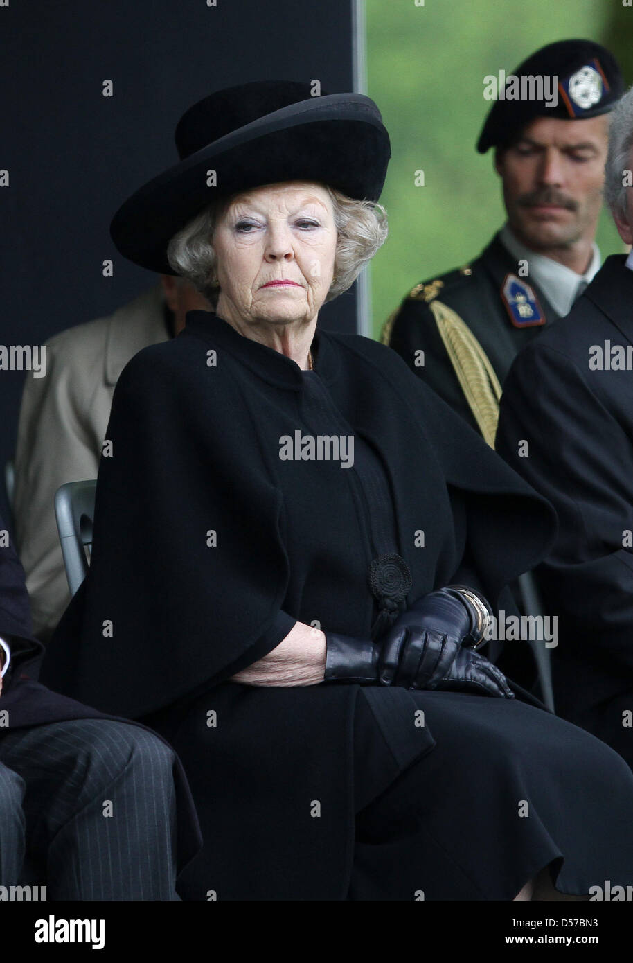 Dutch Queen Beatrix attends the commemoration service for Canadian ...