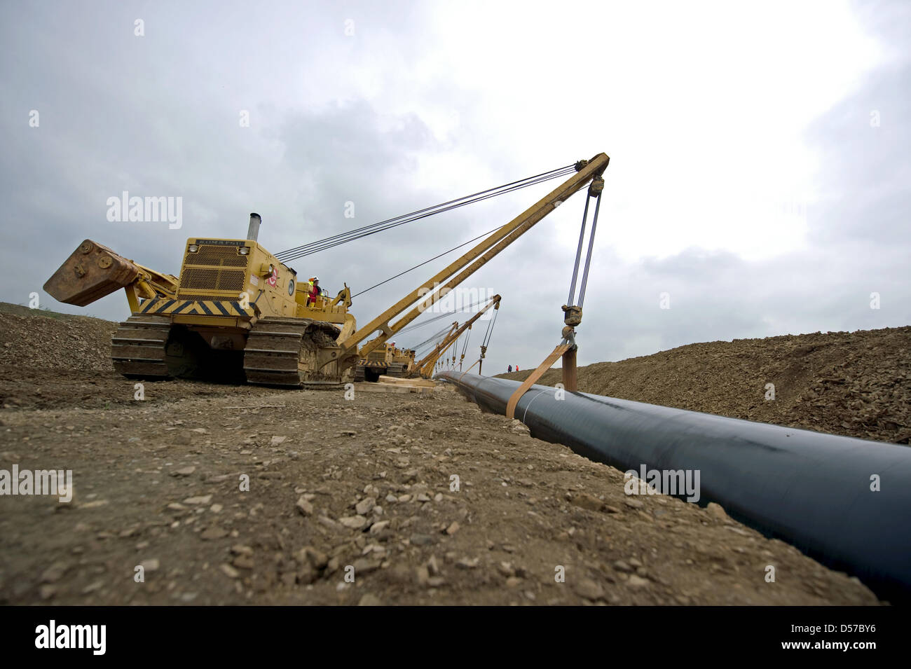 A part of the OPAL pipeline was constructed near Reineresdorf, Germany ...