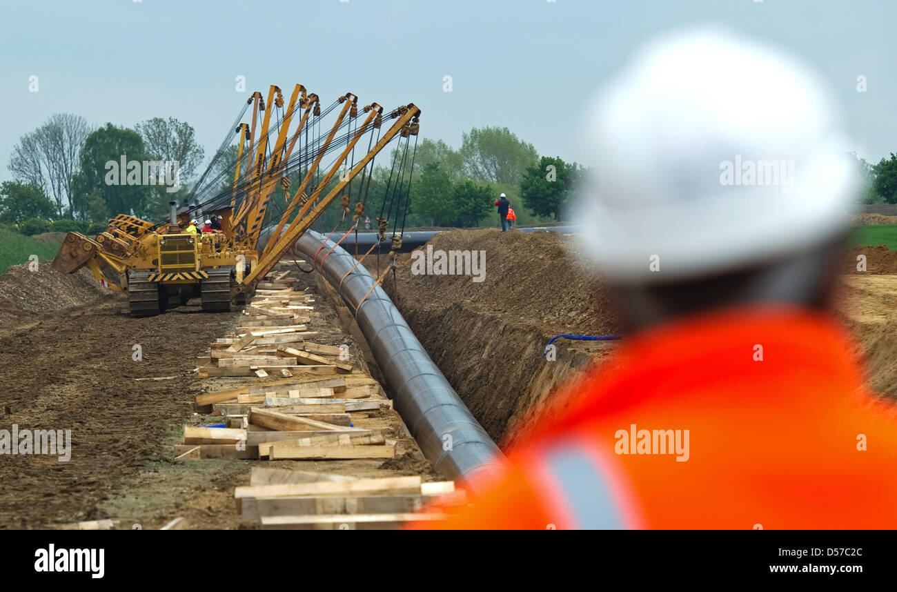 A part of the OPAL pipeline was constructed near Reineresdorf, Germany ...